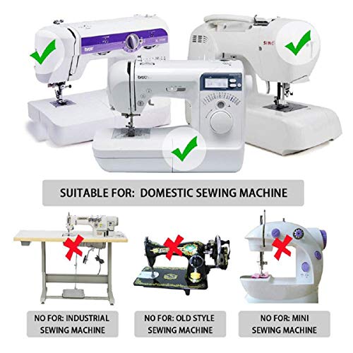 3 Sizes Wide Rolled Hem Pressure Foot Sewing Machine Presser Foot Hemmer Foot Set (1/2 Inch, 3/4 Inch, 1 Inch) for Singer, Brother, Janome and Other Low Shank Sewing Machines