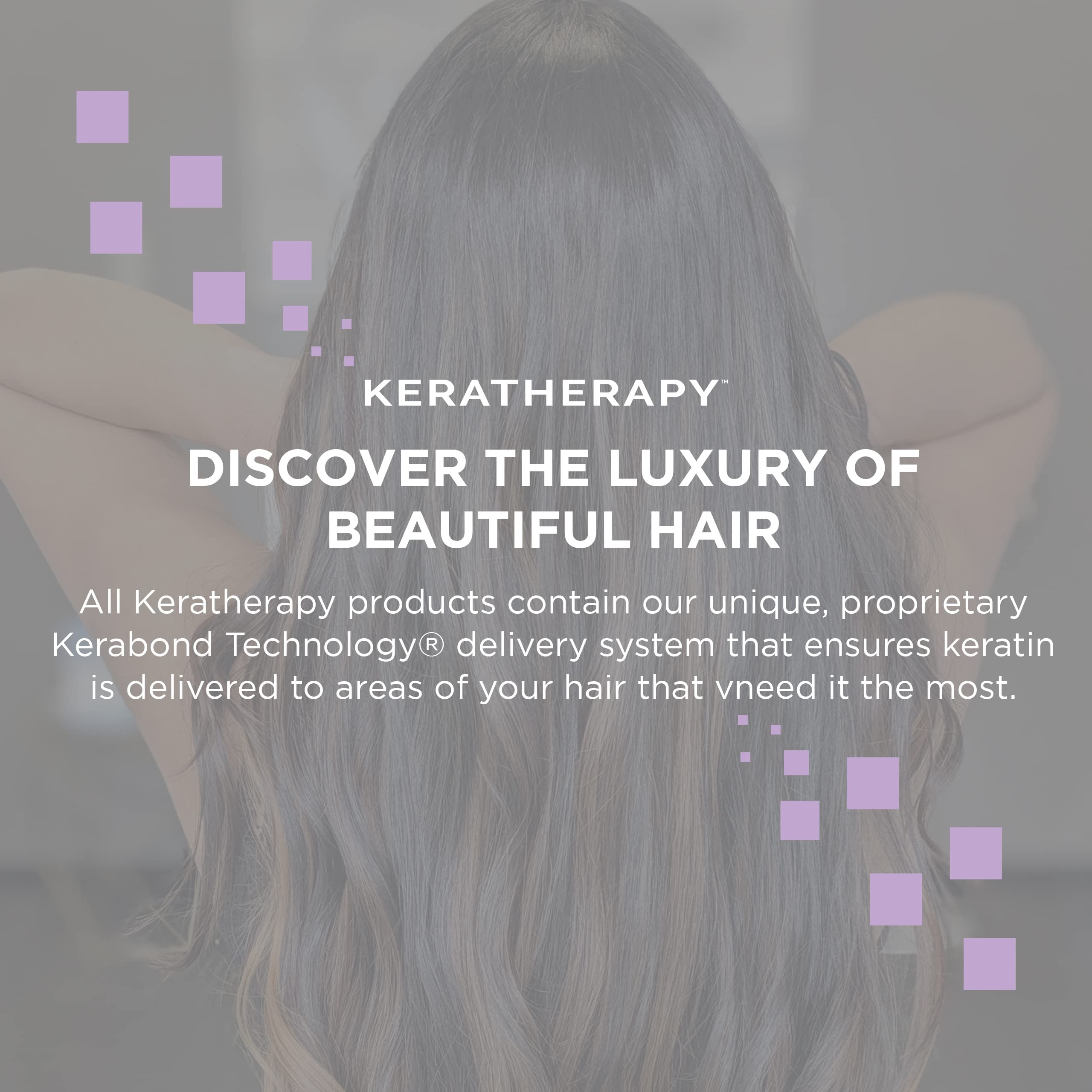 KERATHERAPY Keratin Infused Totally Blonde Violet Toning Conditioner, 10.1 fl. oz., 300 ml - Keratin Therapy Purple Conditioner for Blonde Hair, Brassy, Silver, & Highlighted - Sulfate & Paraben Free