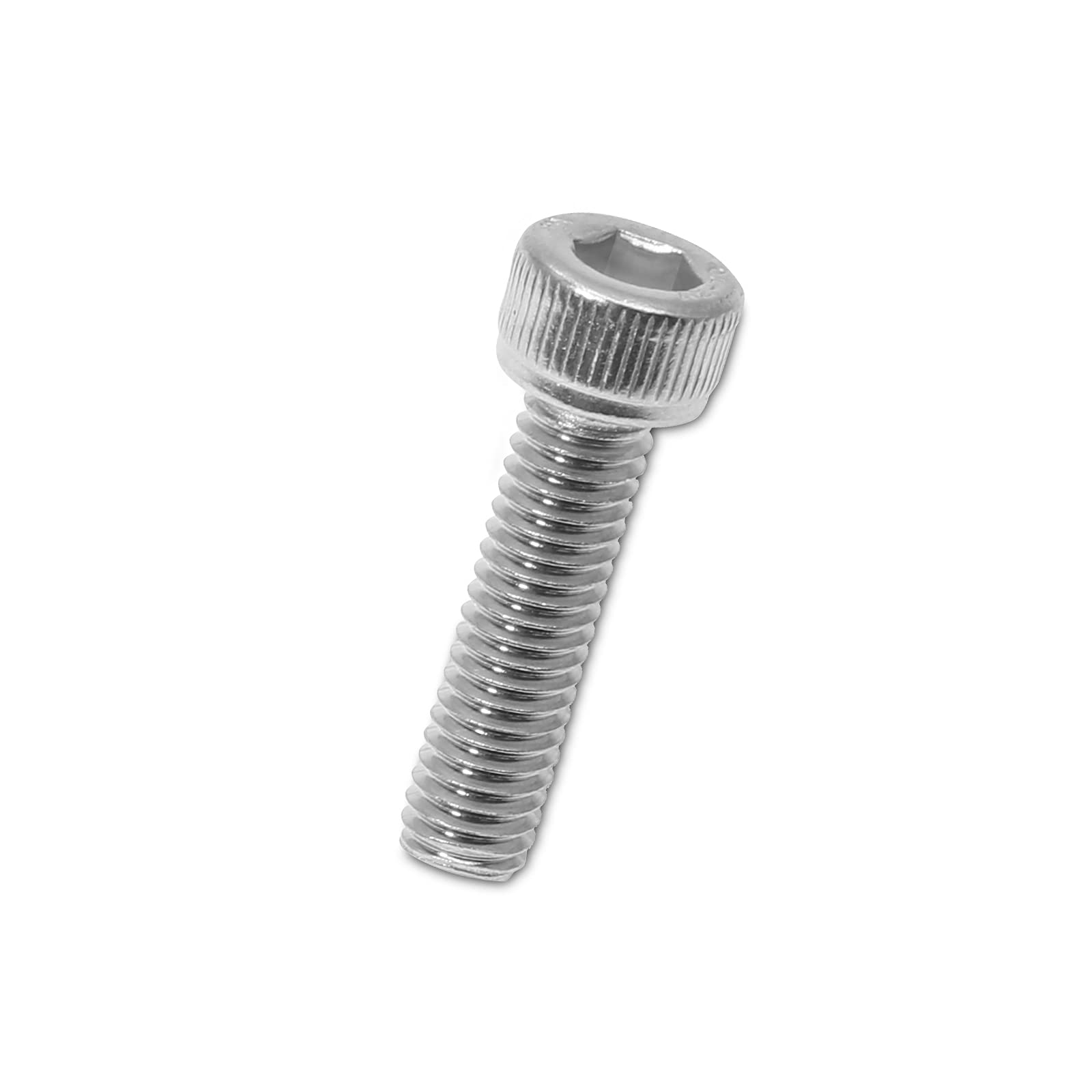 PHITUODA 25pcs M6-1.0 x 25mm Socket Head Cap Screws Bolts, 304 Stainless Steel Machine Thread Bolt, Full Thread Bright Finish Screw