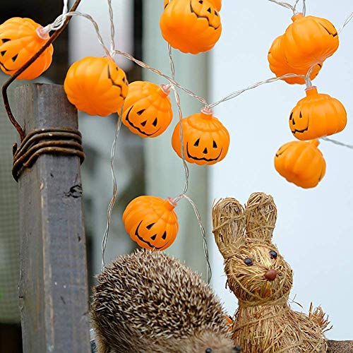 1m/2m/3m Halloween Pumpkin Led String Lights Garden Home Party Decoration Holiday String Light Halloween Lights 2M 20 LEDs(Arrived in About 15 Days)