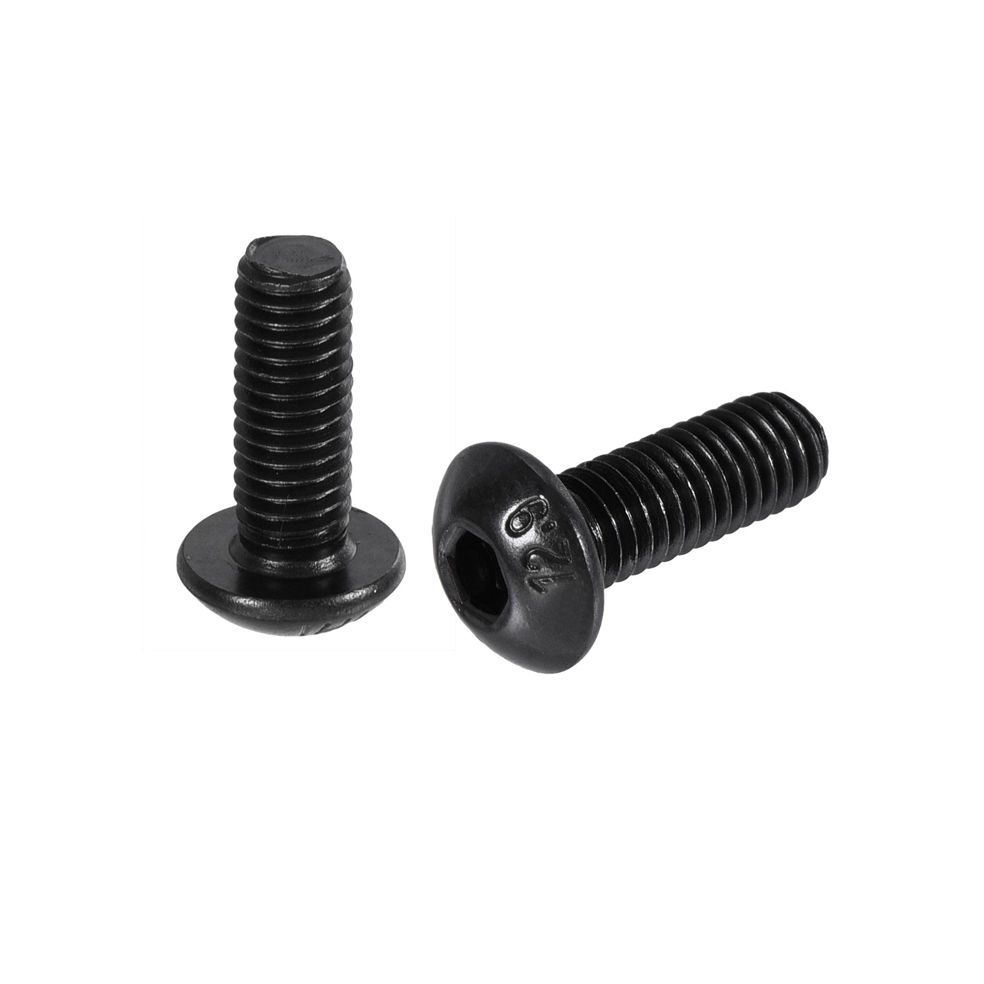 uxcell M5x14mm Hex Socket Button Head Cap Bolts Screws Carbon Steel 50pcs
