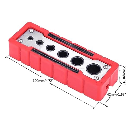 2mm-13mm Pocket Hole Jig Woodworking Drilling Locator Wood Dowelling Self Centering Drill Guide Kit Hole Puncher Multifunctional Woodworking Hole Puncher