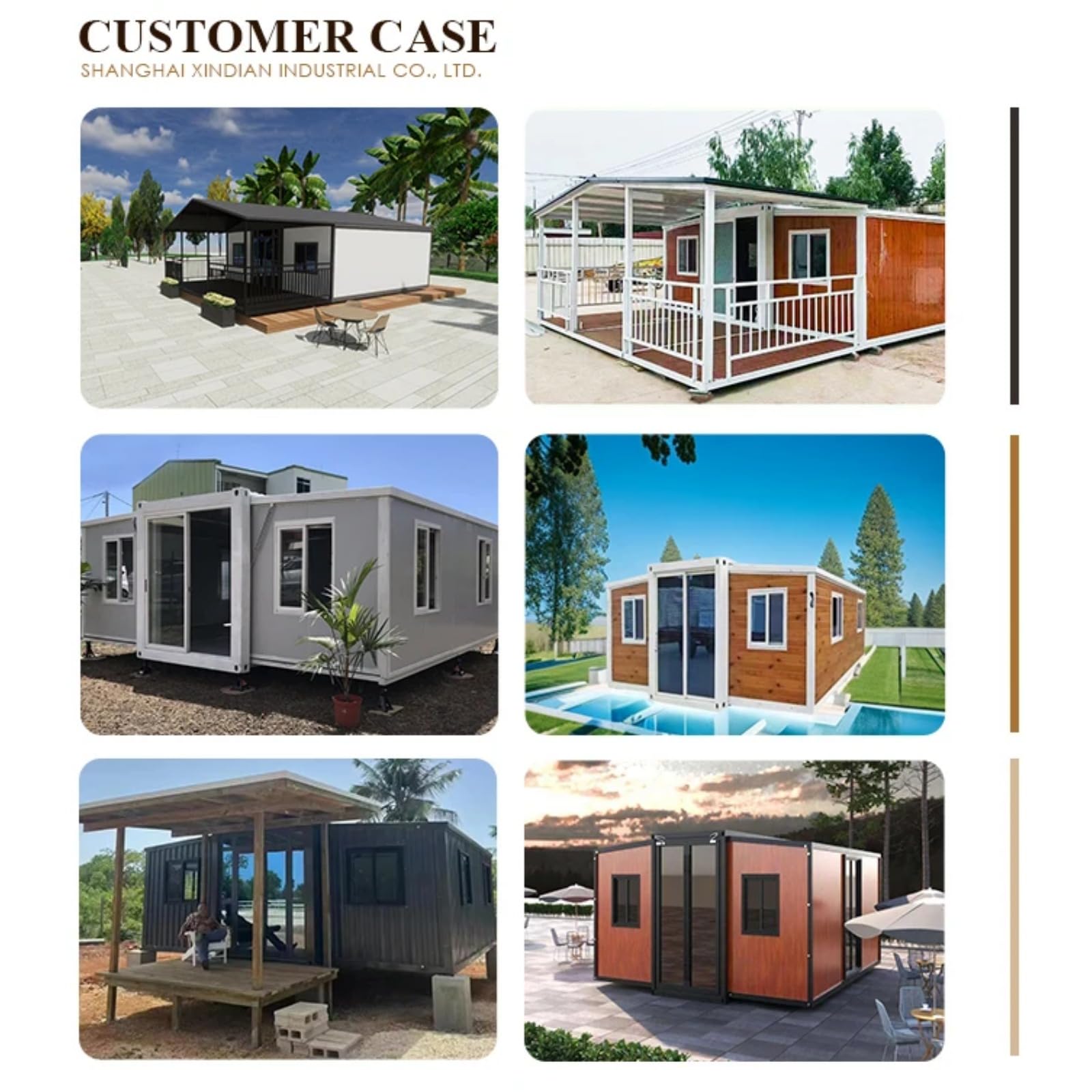20 Ft Portable prefabricated Tiny Home 40 Ft Houses to Live in Double Wings Folding Design for Home or Office Use,Customizable 1 2 3 4 Rooms