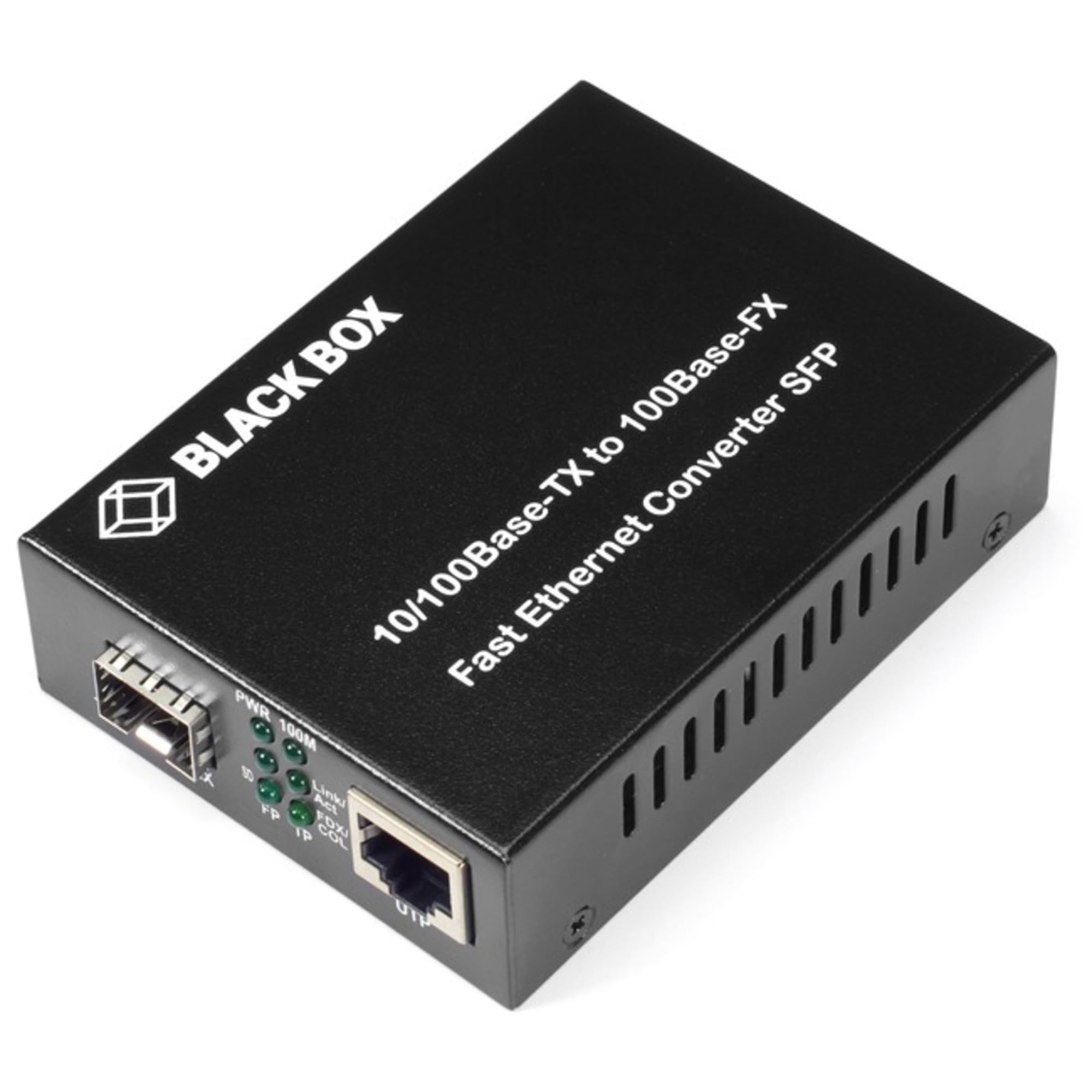 Black Box Network - LHC210A - Black Box Transceiver/Media Converter - 1 x Network (RJ-45) - Single-Mode, Multi-Mode - Fast Ethernet - 10/100Base-TX, 100Base-FX - 1 x Expansion Slots - SFP - 1 x SFP