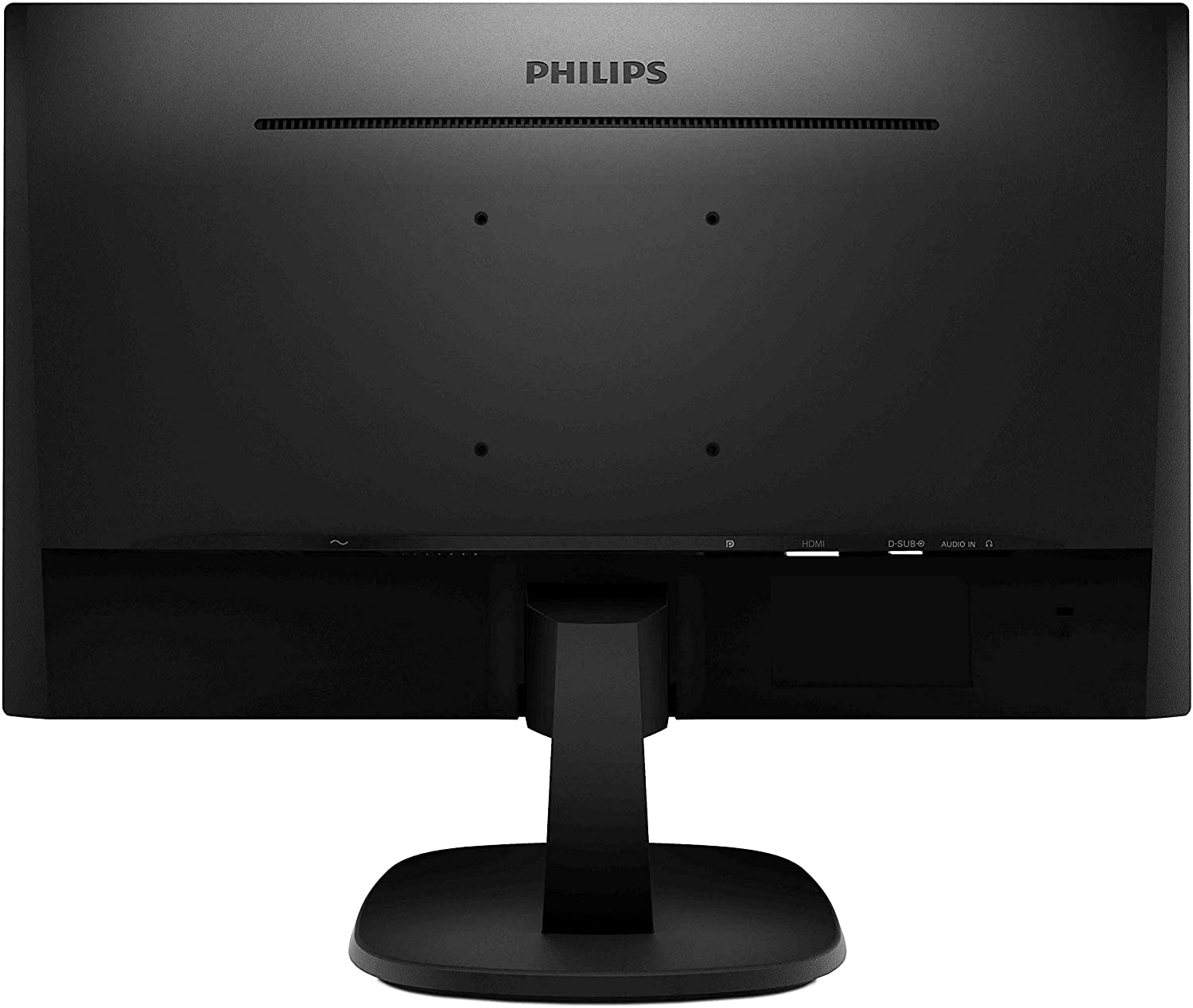 Philips 243V7QJAB 24" Monitor, Full HD, Edge-to-Edge IPS, Built-in Speakers, VESA, EnergyStar Most Efficient 2017, 4Yr Advance Replacement Warranty (Renewed)