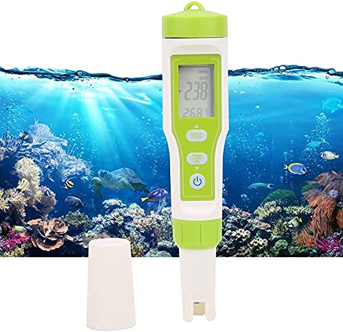 YUESFZ Precise Water Quality Testing Pen Portable PH ORP Conductivity Tester Temperature Meter Water Quality Detector with LED Display Practical Water Quality Detector