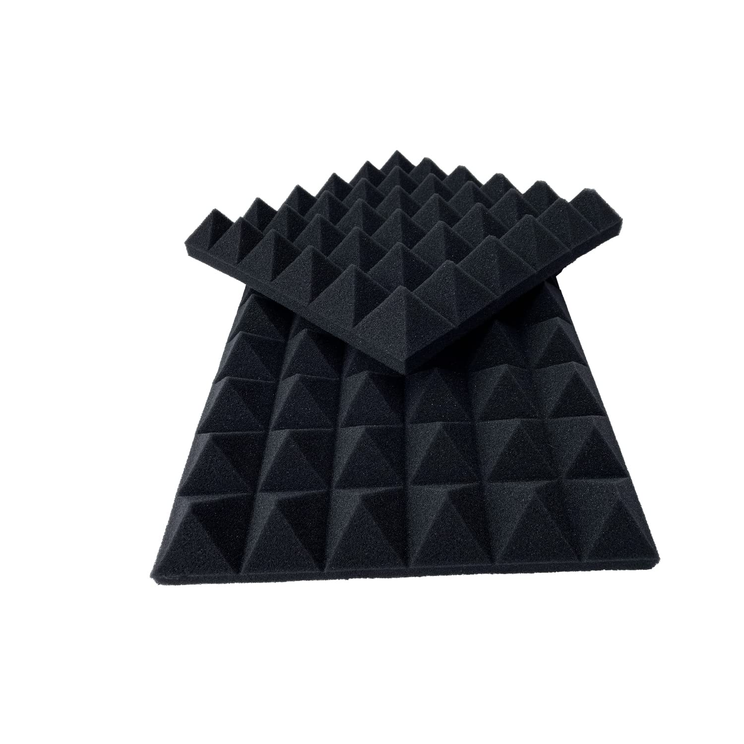12 acoustic foam boards Black Pyramid foam boards 12“ × 12” × 2”