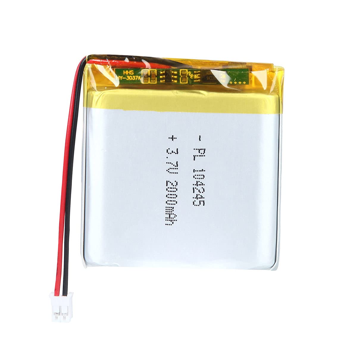 AKZYTUE 3.7V 104245 2000mAh Lithium Ion Polymer Batteries Rechargeable Lipo Battery Pack with PH2.0mm JST Connector