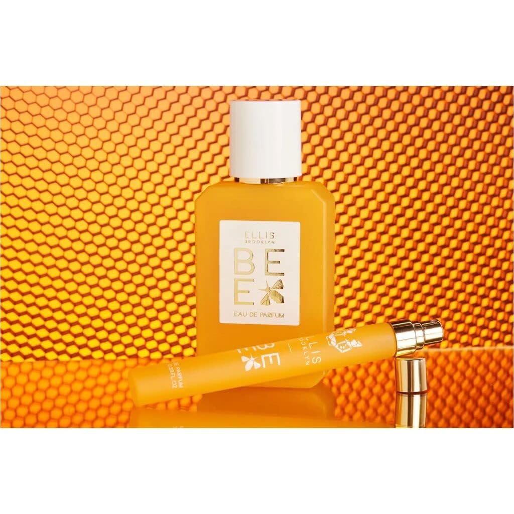 Ellis Brooklyn Eau de Parfum Travel Spray - Bee - Travel Perfume, Mini Perfume for Women - Clean, Vegan, Paraben/Free (.33 fl oz)