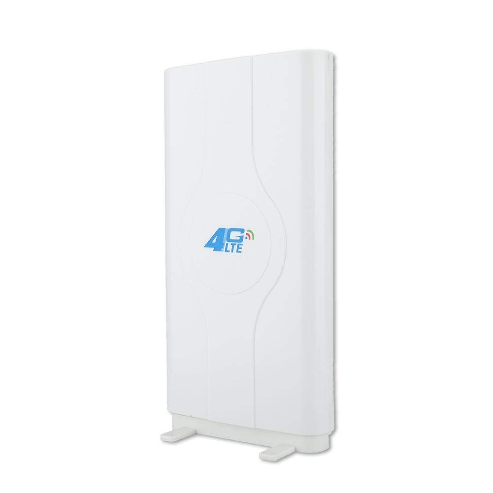 Blazing Fast Indoor 4G LTE 88DBi High Gain Plate Antenna 800MHz to 2600MHz Support TS-9 Connector Customizer Installed Indoors on The Desktop or Wall. (SMA)