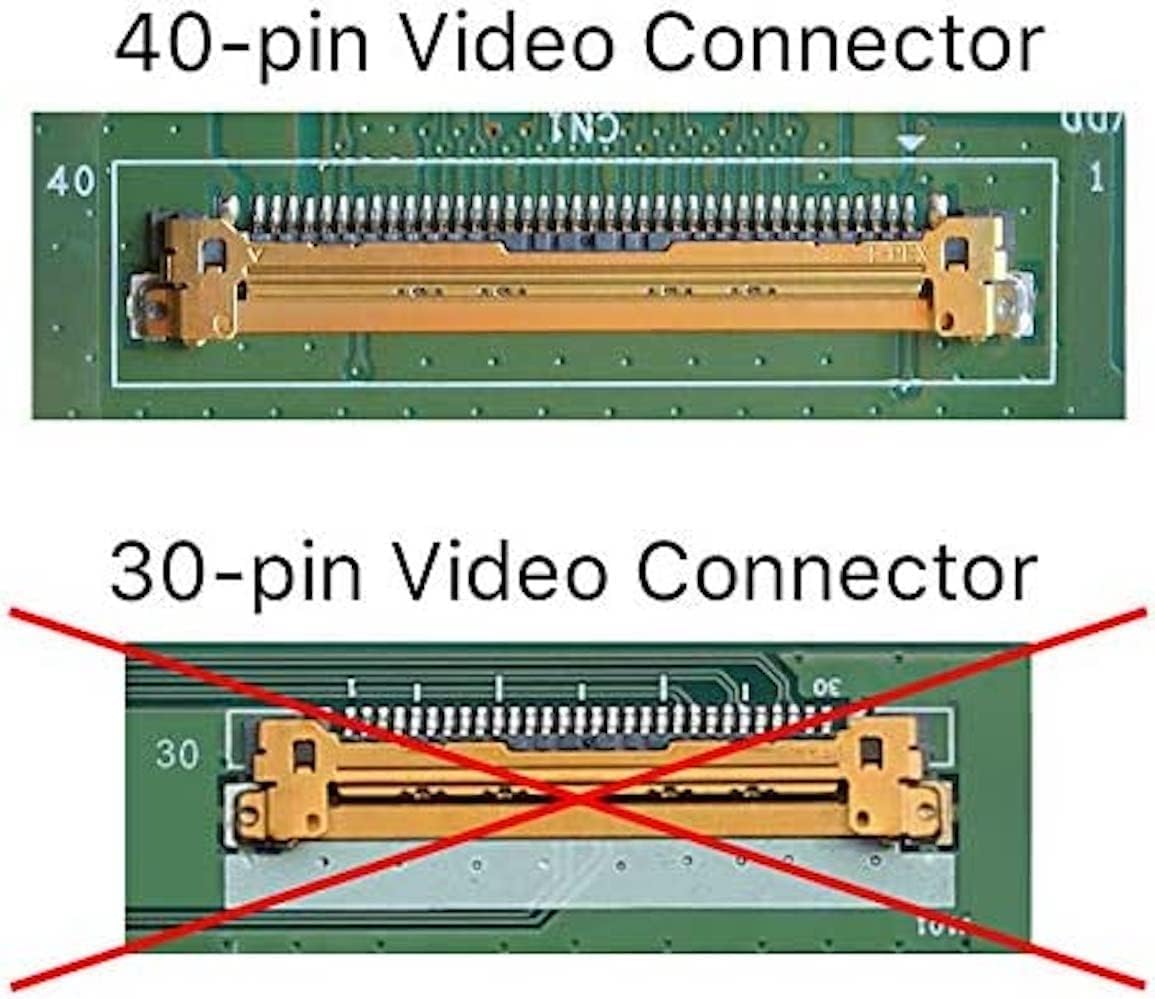 EM EMAJOR TECH New Screen Replacement for LP173WD1-TLN1 LP173WD1 (TL)(N1) 1600X900 HD+ Non-Touch LCD LED Display