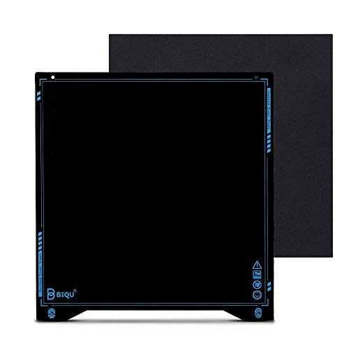 BIQU Upgrade SSS Spring Steel Sheet with Magnetic Sticker, 235X235MM Ultra-Flexible Removable Surface Heated Bed Platform 3D Printer Parts Printing Build Plate for Ender 3/Ender3 Pro/Ender 5/B1