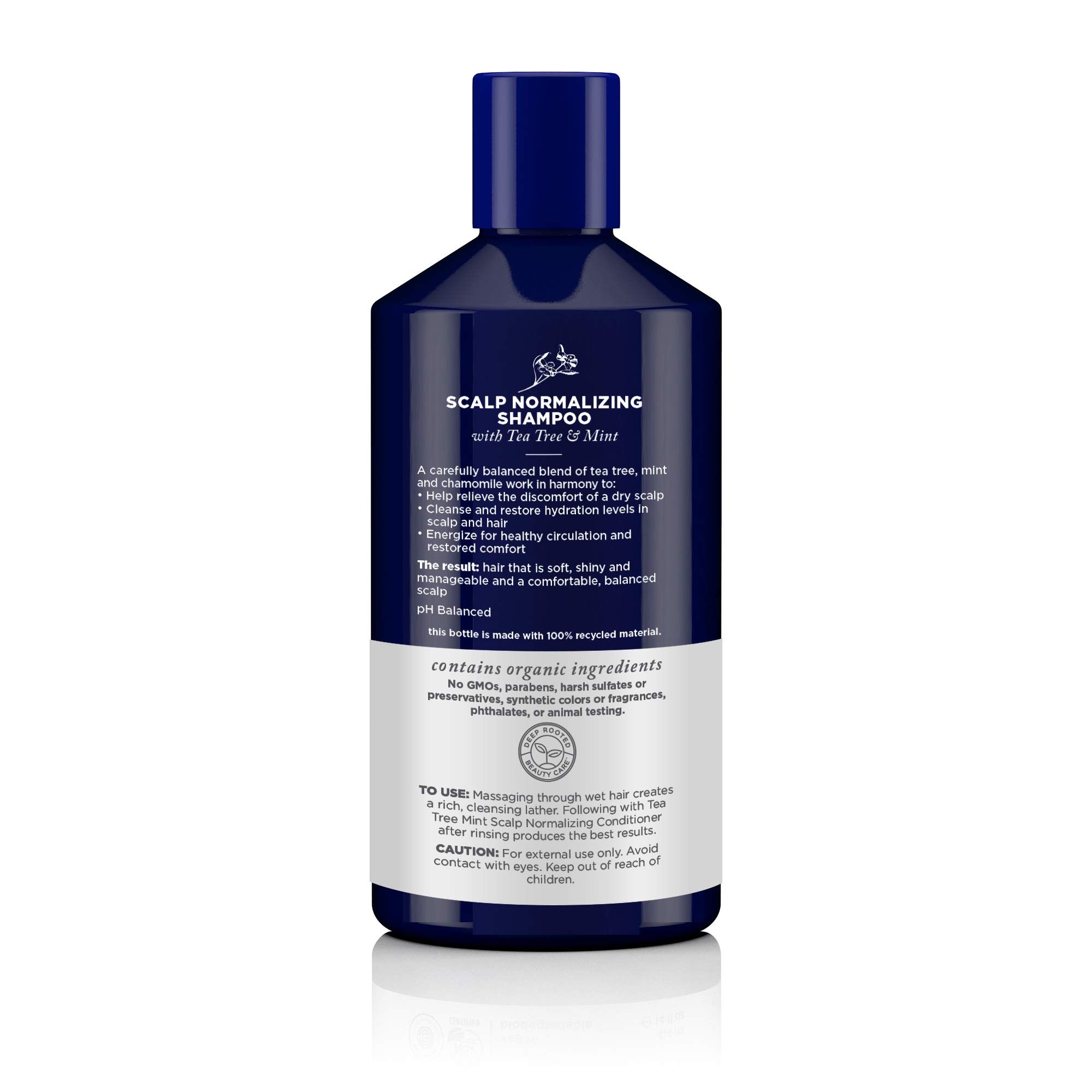 Avalon Organics Therapy Scalp Normalizing Shampoo, Tea Tree Mint, 14 Oz