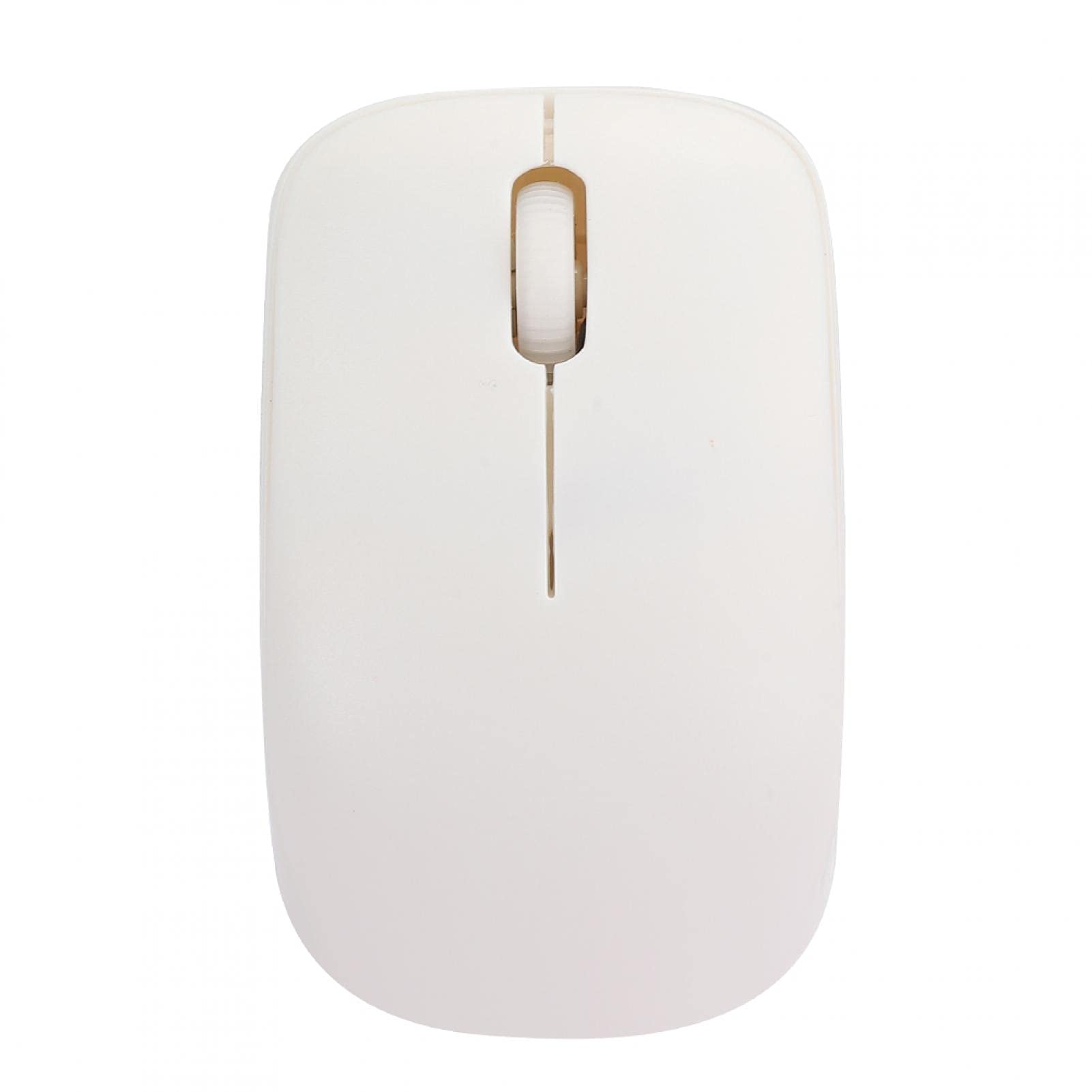 VBESTLIFE Mute Keyboard and Mouse Combo,2.4G Keyboard Mouse Set with Keypad Protector USB Receiver for Notebook Office Gaming Plug and Play(White)