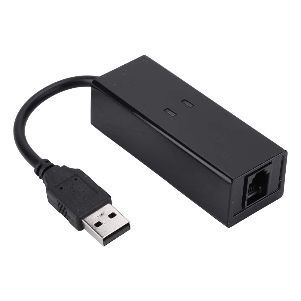 ASHATA 56K Data Modem, External Dial Up Voice Fax Data Modem,USB 2.0 56K Fax Modem,Small Size,Light-Weighted,Fit for Win7 Win8 Win10