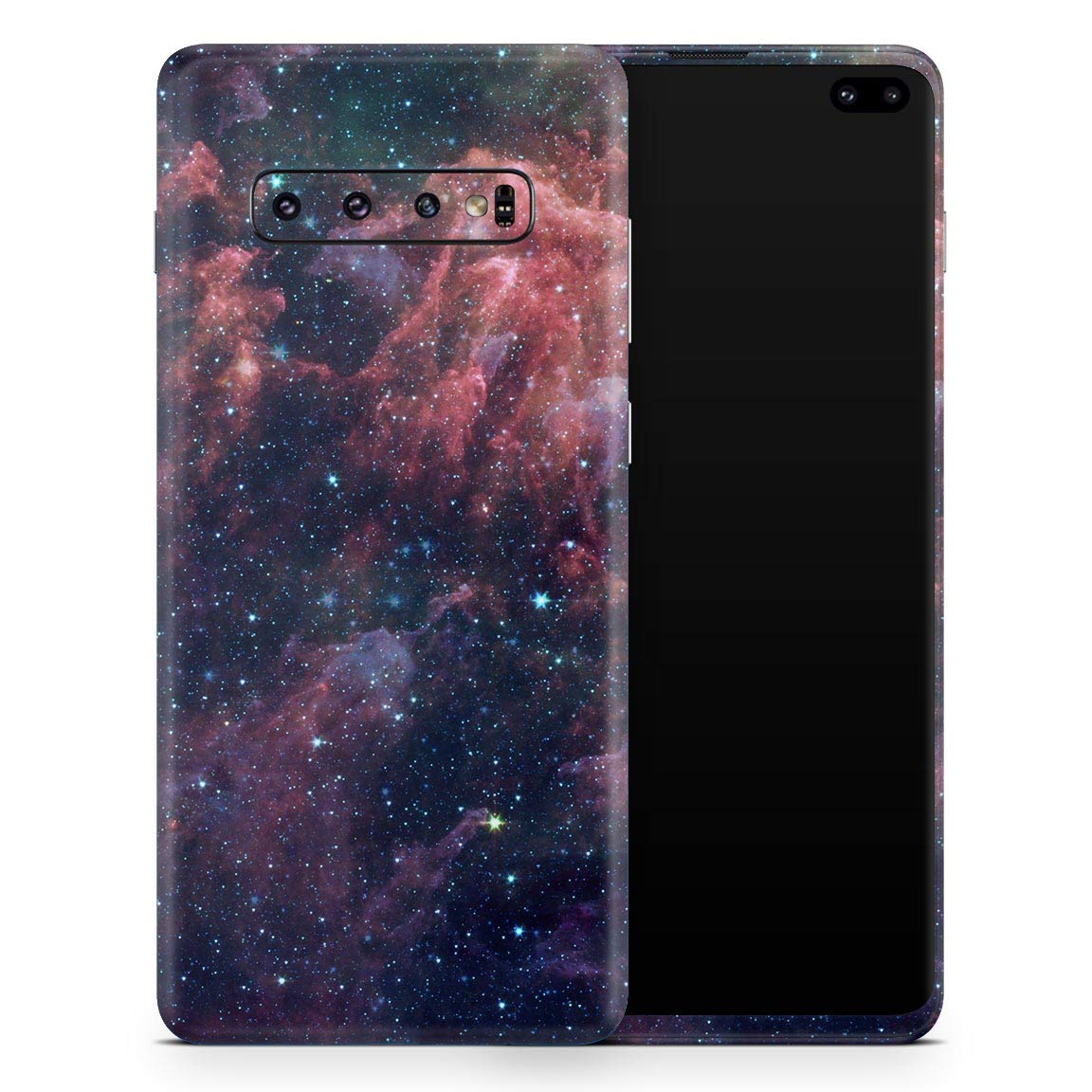 DesignSkinz Colorful Deep Space Nebula Protective Vinyl Decal Wrap Skin Cover Compatible with The Samsung Galaxy S20 (Screen Trim & Back Glass Skin)