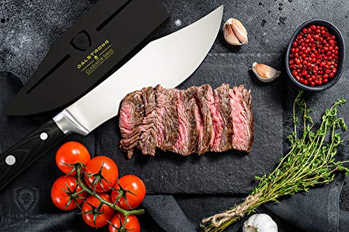 Dalstrong Barong Chef Knife - 7 inch - Gladiator Series Elite - Razor Sharp Kitchen Knife - Forged High Carbon German Steel - Full Tang - w/Sheath - NSF Certified
