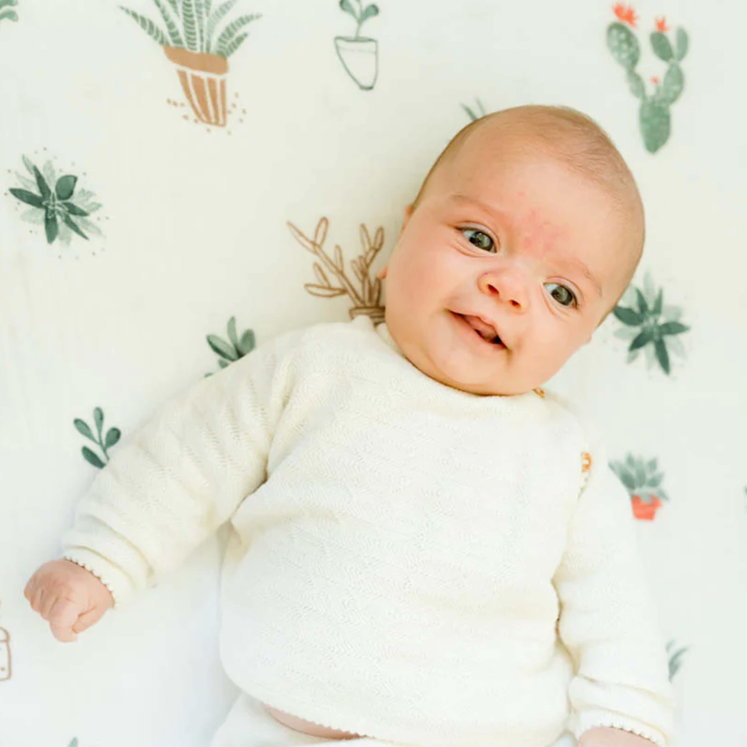Little Unicorn Cotton Muslin Fitted Sheet - Prickle Pots yobio