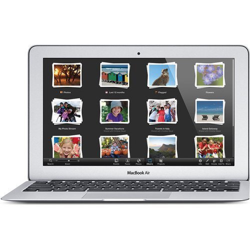 Apple MacBook Air 11.6-Inch HD+ MD711LL/B Laptop (1.4GHz Intel Core i5 Dual-Core up to 2.7GHz, 4GB RAM, 128GB SSD, HD Camera, 802.11ac WiFi, Bluetooth, USB 3.0, Mac OS X) (Renewed)