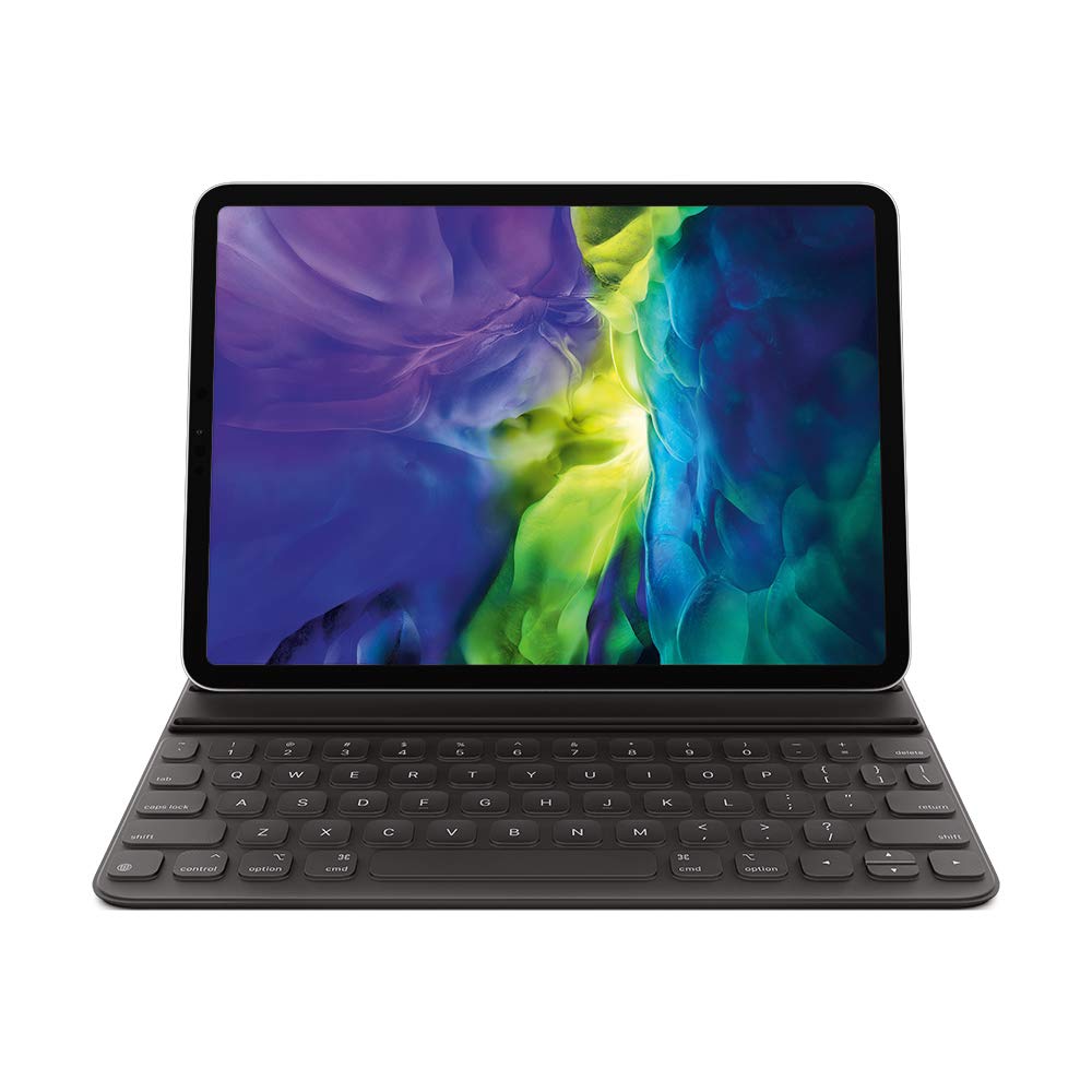 Apple Smart Keyboard Folio: iPad Keyboard case for iPad Pro 11-inch (1st, 2nd, 3rd, 4th Generation) and iPad Air (4th, 5th Generation), Two Viewing Angles, Front Back Protection, Arabic - Black