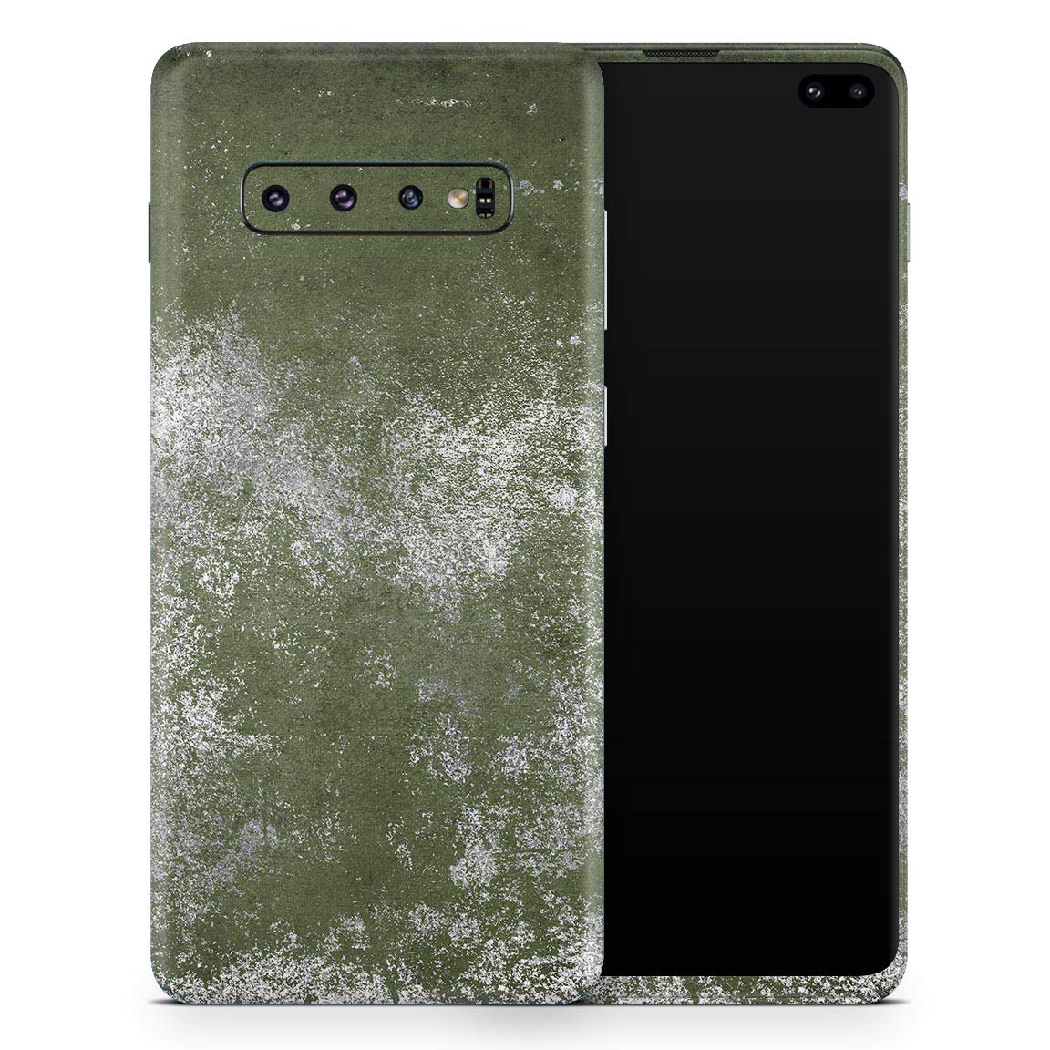 DesignSkinz Distressed Silver Texture v15 Protective Vinyl Decal Wrap Skin Cover Compatible with The Samsung Galaxy S20 (Screen Trim & Back Glass Skin)