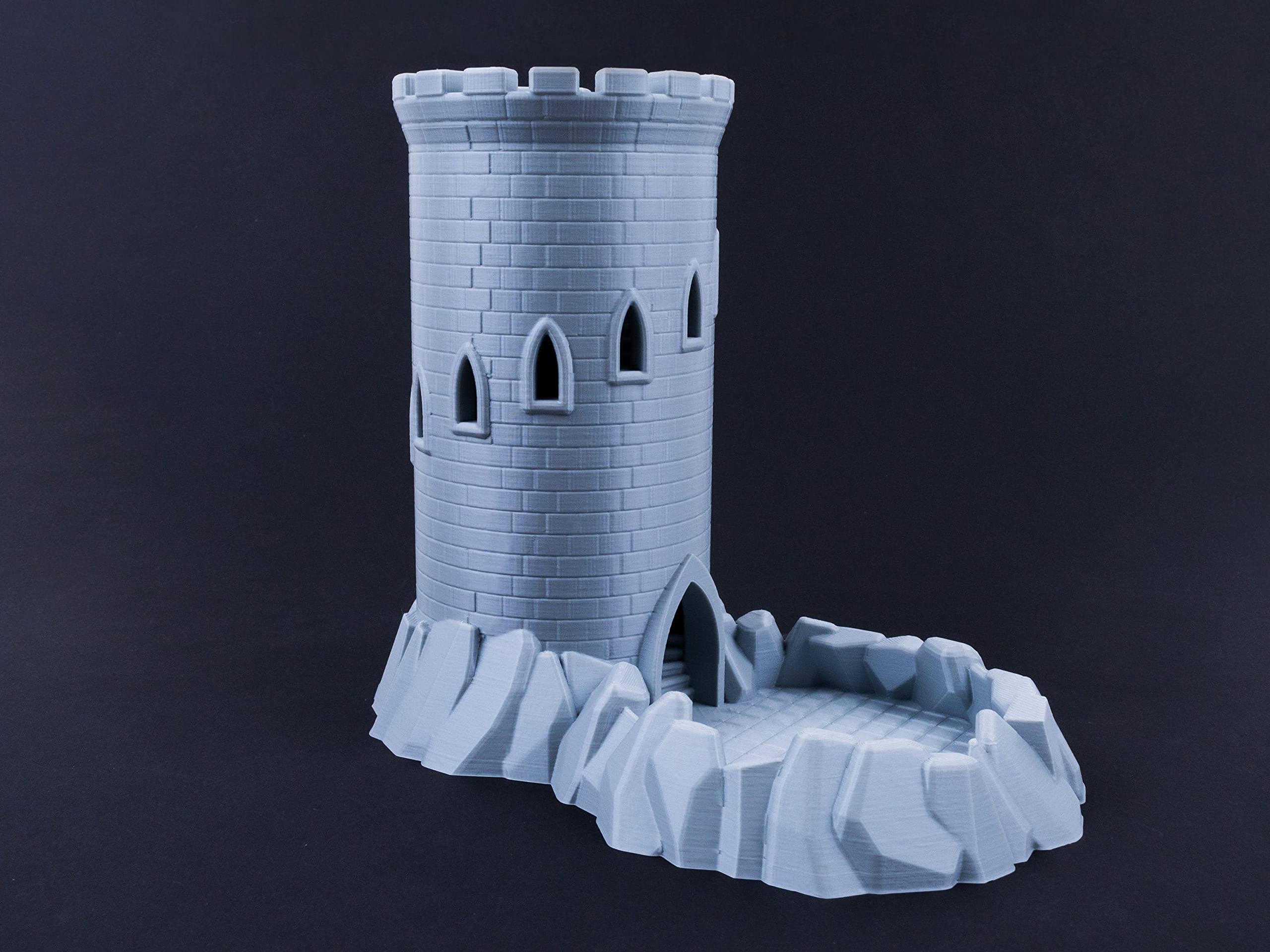 3D Vikings D&D Dice Tower Castle for All Dice Sizes. Perfect Dice Roller for Dungeons and Dragons, Tabletop RPG, Miniature Games and Board Games