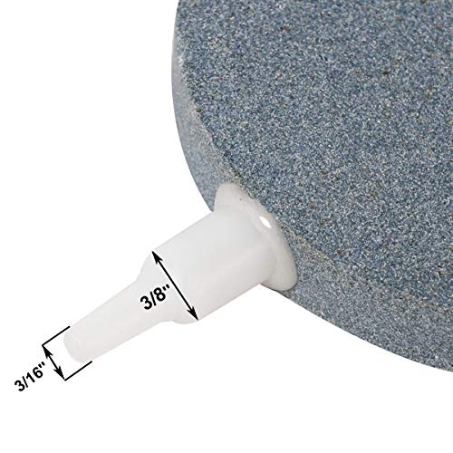 AQUANEAT Air Stone Fish Tank Bubbler Aquarium Disc Oxygen Diffuser for Hydroponics Aerators Pump (3inch(8 pcs))