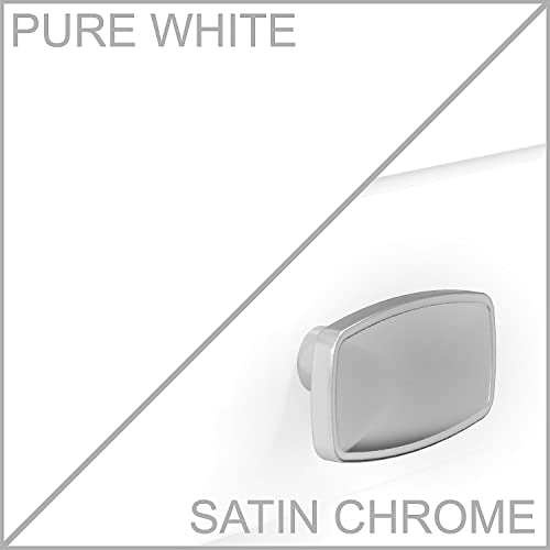 Bush Furniture Broadview L Shaped Computer Desk with Storage, 60W, Pure White