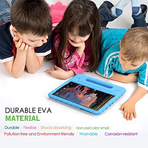BMOUO Kids Case for Alcatel Joy Tab 8 2019/T-Mobile 3T 8 Tablet 2018/A30 Tablet 8 2017, Lightweight Kid-Proof Handle Stand Case for Alcatel Joy Tab 2019/Alcatel 3T 8 2018 / A30 8 inch 2017 - Blue