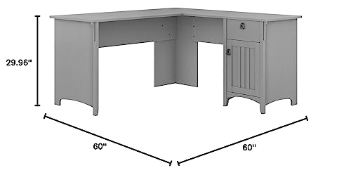 Bush Furniture Salinas Home Office Desk, Cape Cod Gray, 60W