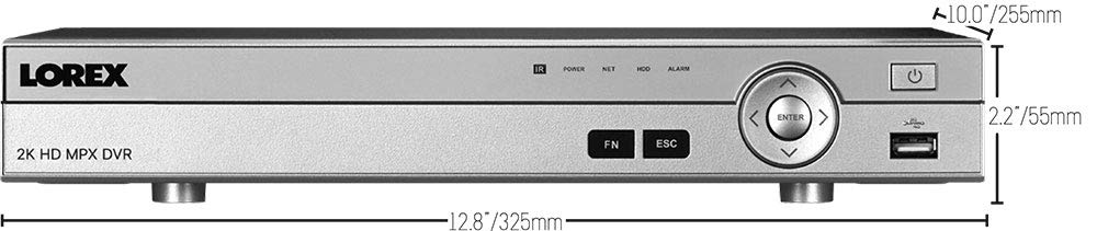 Lorex DV8081 2K HD MPX Security DVR, 8 Channel, 1TB Hard Drive, Works with Older BNC Analog Cameras, CVI, TVI, AHD (M. ) (Renewed)