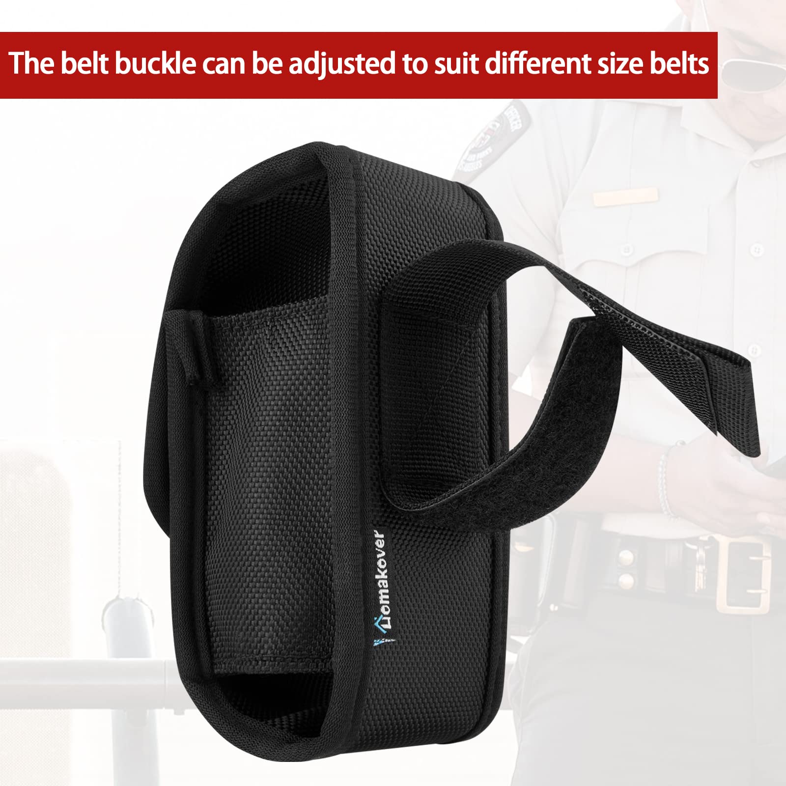 1680D Defense Pepper Spray Canister Pouch, Police Duty OC Pepper Spray Holster Pouch for MK3 Canister Sabre Crossfire-Black (Small)
