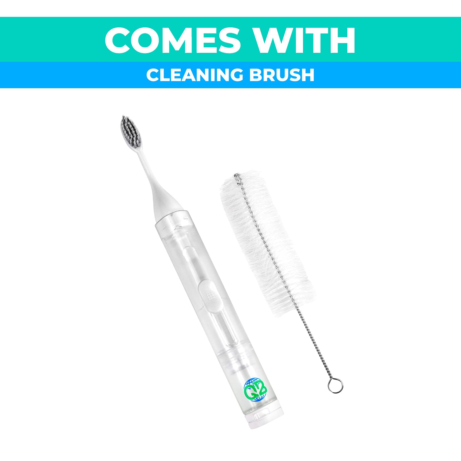 Quick Brush Travel Toothbrush with Toothpaste stored in Handle- On The Go Oral Care Kit Convenient for Home Office School Purse Backpacking, Portable and Foldable Brush