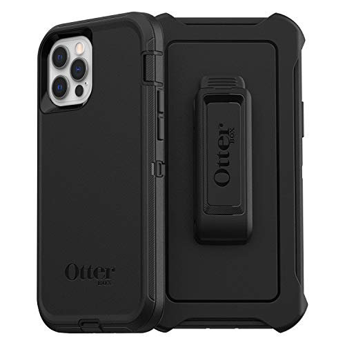 OtterBox for Apple iPhone 12/iPhone 12 Pro, Superior Rugged Protective Case, Defender Series, Black