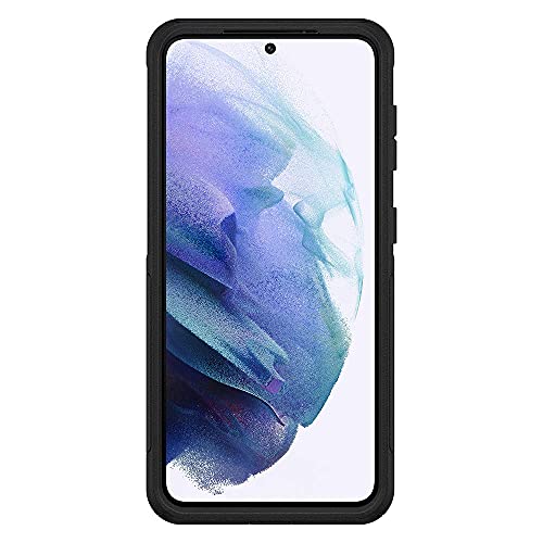 OtterBox Galaxy S21 5G (ONLY - DOES NOT FIT Plus or Ultra) Commuter Series Case - DOES NOT FIT Plus or Ultra) - BLACK, slim & tough, pocket-friendly, with port protection