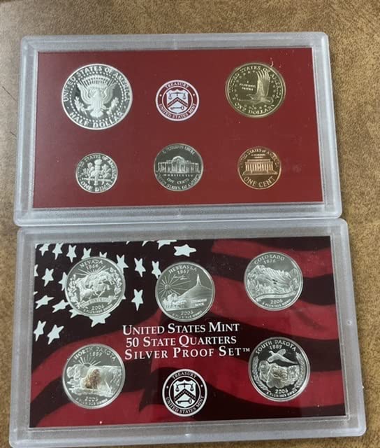 2006 S Silver Proof Set, may have natural toning on silver Various US Mint Proof