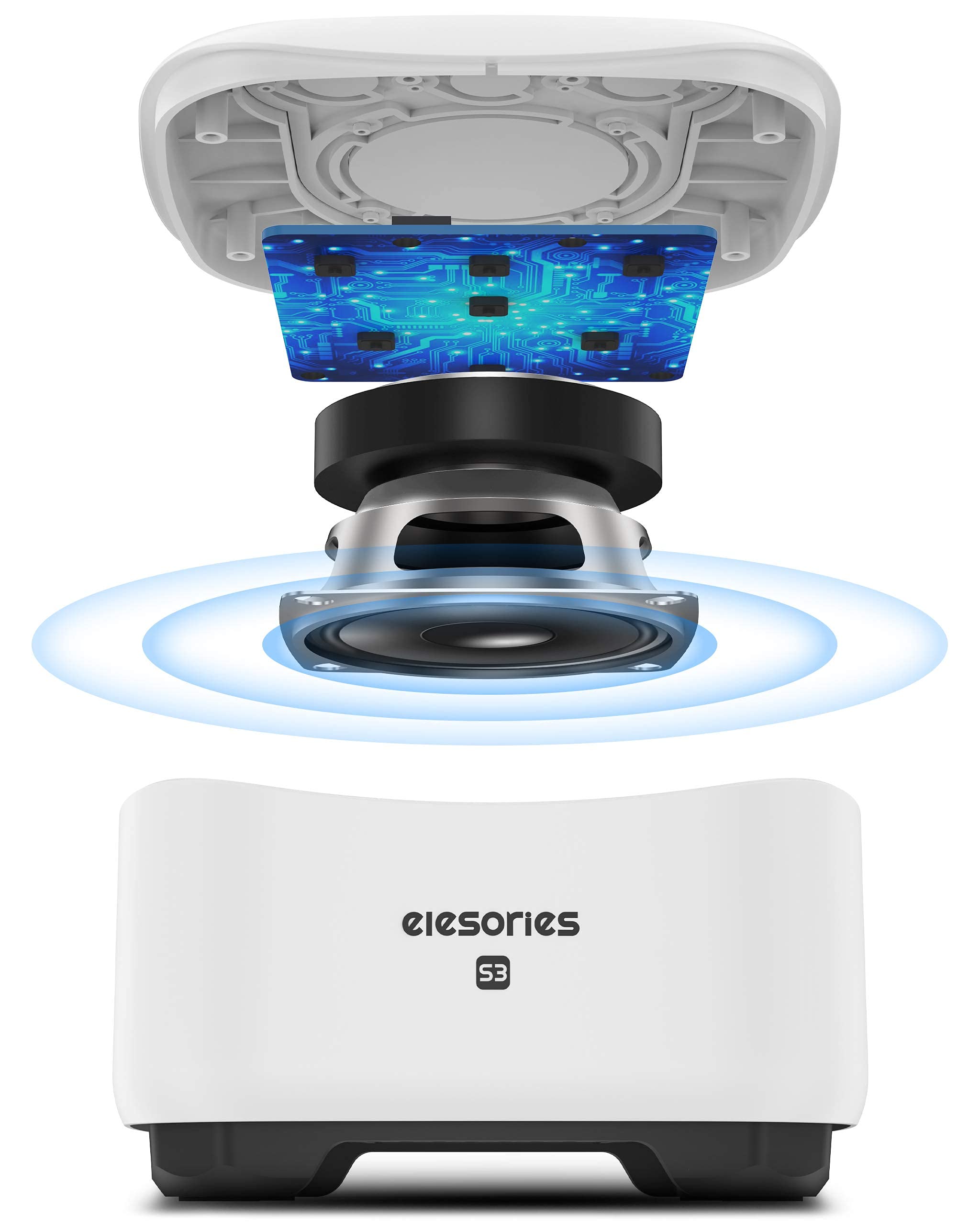 elesories S3 White Noise Machine, Portable Sleep Therapy Sound Machine for Adults Baby Kids Sleeping