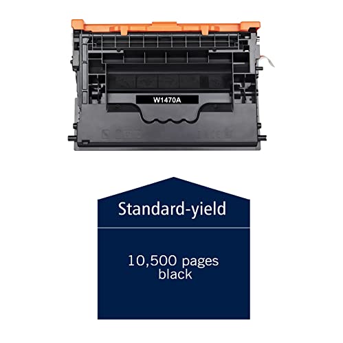 147A Black Toner Cartridge 1-Pack (with Chip) Compatible Replacement for HP 147A 147X W1470A W1470X for HP Laserjet Enterprise M610n M611dn M611x M612dn M612x MFP M634h M635fht M635h Printer Ink