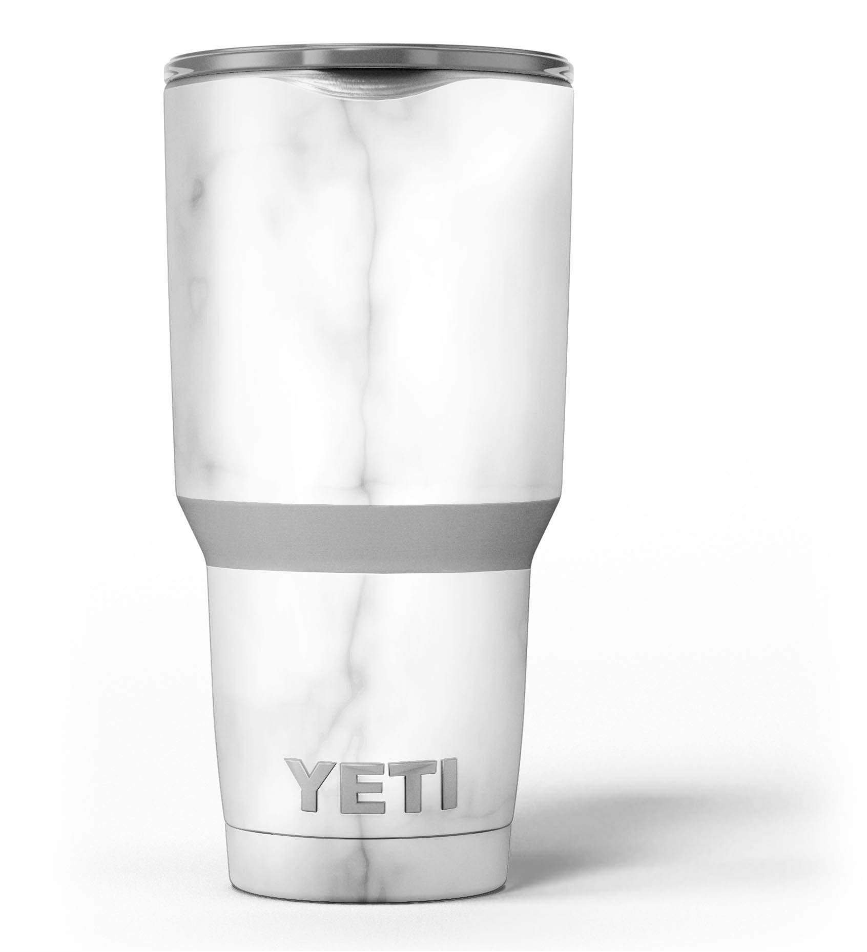 Design Skinz Slate Marble Surface V51 - Skin Decal Vinyl Wrap Kit Compatible with The Yeti Rambler Cooler Tumbler Cups