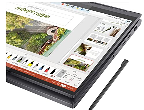 Lenovo 2021 Yoga 9i 2-in-1 15.6", Intel Core i7-10750H, UHD 4K (3840x2160) IPS Touchscreen Display 500 nits, NVIDIA GeForce GTX 1650 Ti, 16 GB DDR4 RAM,1TB SSD, Active Pen Plus, Win 10 - Slate Gray