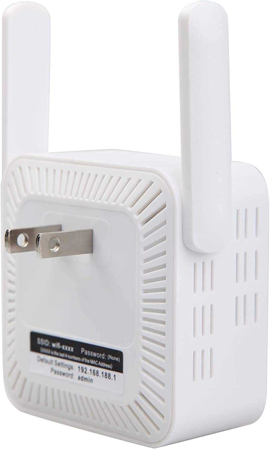Extendtecc WiFi Booster Wireless WiFi Extender Signal Booster 300Mbps, WiFi Repeater Wireless Signal Booster 2.4 GHz Dual Band 4 Antennas 360ยฐ Full Coverage Internet Extender