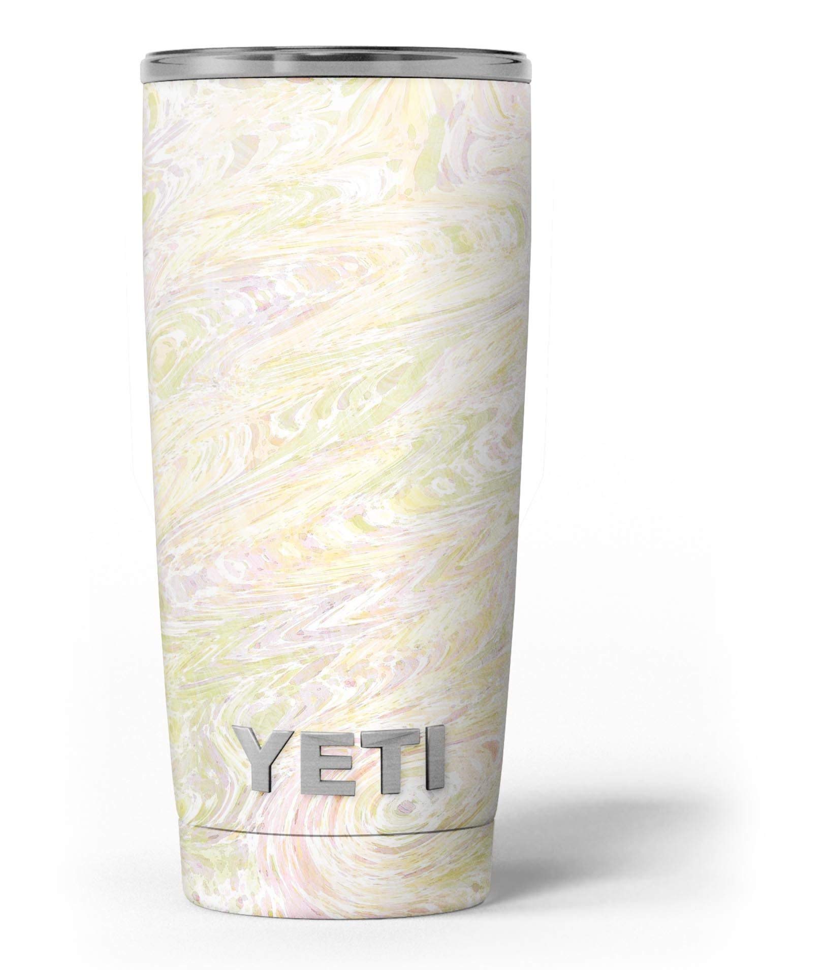 Design Skinz Slate Marble Surface V20 - Skin Decal Vinyl Wrap Kit Compatible with The Yeti Rambler Cooler Tumbler Cups