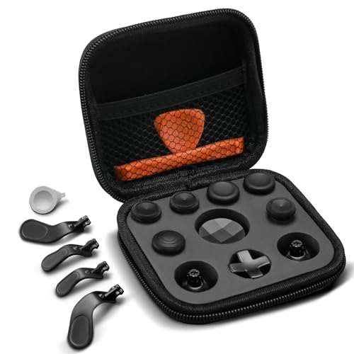15 in 1 Accessories Replacement Buttons Kit for Xbox Elite Controller Series 2,Includes 6 Metal Magnetic Thumbsticks,4 Paddles, 2 D-Pads, 2 Thumbstick Bases, 1 Adjustment Tool (Model 1797)