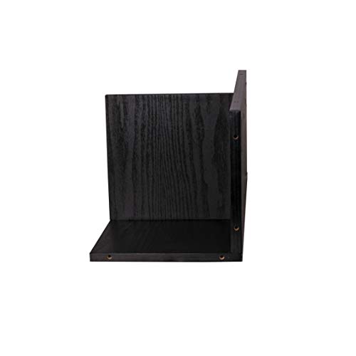 Atlantic Infiniti Modular Storage Shelf 2-Pack β Italian-Design Storage Shelving System with Multiple configurations to Maximize Storage Capacity, Expandable & Stackable, PN 38408097 in Black