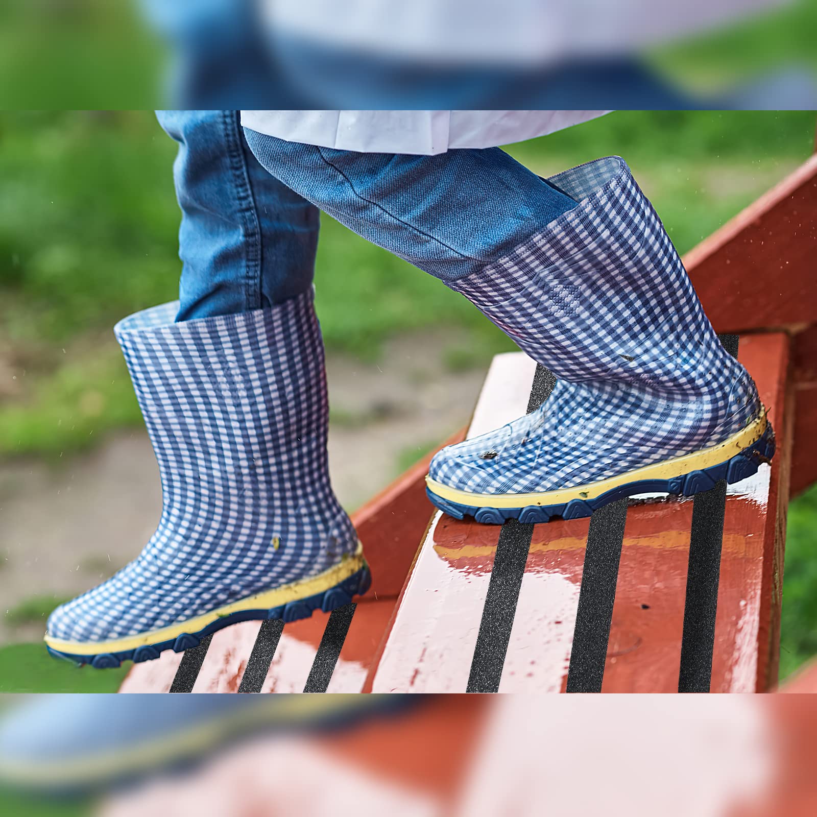 Secopad Grip Tape for Stairs, 1" X 38 Ft (456") Anti Slip Tape Outdoor Waterproof, Non Slip Step Tape Strips, Safety Tread Tape