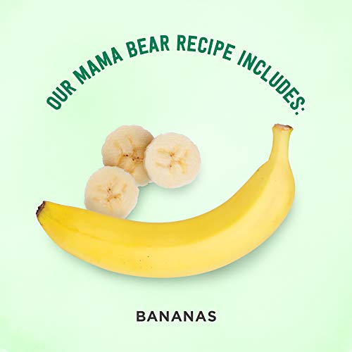 Amazon Brand - Mama Bear Organic Baby Food Bananas, vegetarian, 4 ounce (Pack of 1) Cup