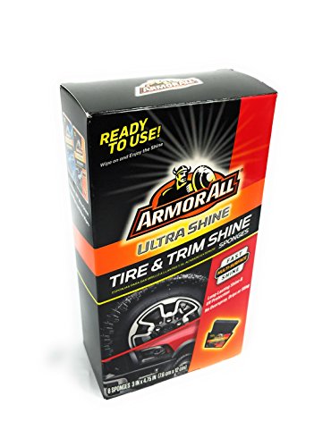 Armor All Ultra Shine Tire & Trim Shine Sponges (8 Sponges) in 1 Box