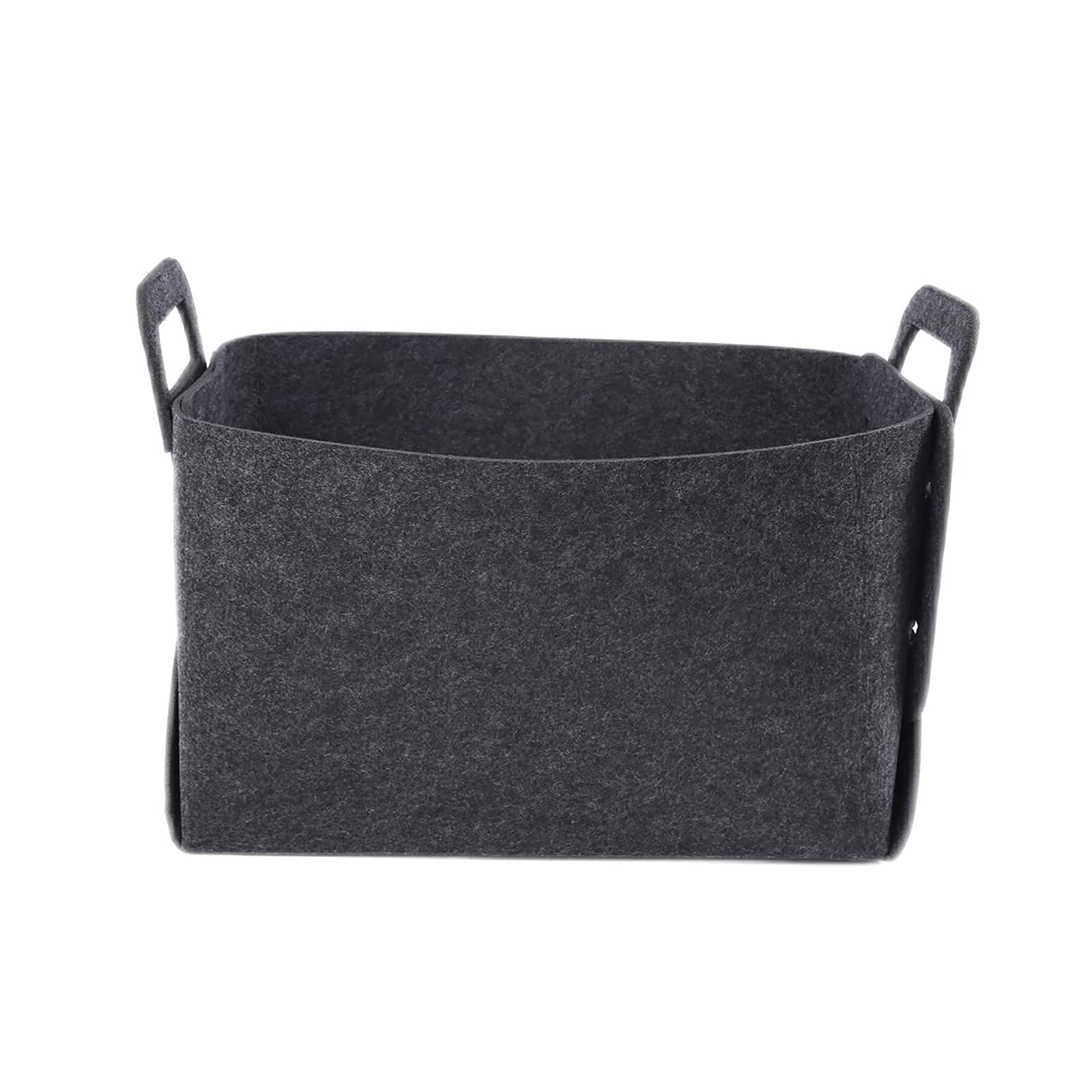 FATSINDE Reeonice YRMT Foldable Felt Storage Basket with Handles Collapsible Fabric Storage Bin Cube Container Organizer for Nursery,Office,Bedroom,Baby-Clothes Toys Blanket Organizing