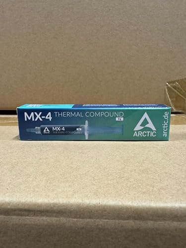 ARCTIC MX-4 (8 g) - Premium Performance Thermal Paste for All Processors (CPU, GPU - PC), Very high Thermal Conductivity, Long Durability, Safe Application, Non-Conductive