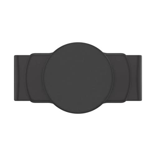 PopSockets Phone Grip Slide for Phones and Cases, Sliding Phone Grip with Expanding Kickstand, Square Edges - Black